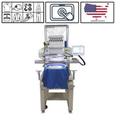 CAMFive EMB HT1501 Single Head Commercial Embroidery Machine